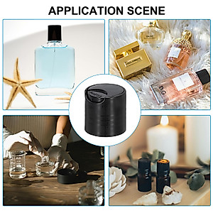 PATIKIL 24/410 Replacement Press Plastic Caps, 12pcs Dispensing Top Cover for Squeeze Shampoo and Lotion Bottles Lids