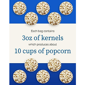 Preferred Popcorn Microwave Popcorn, Non-GMO, Whole Grain, Gluten Free (Natural, 18 Microwavable Bags)