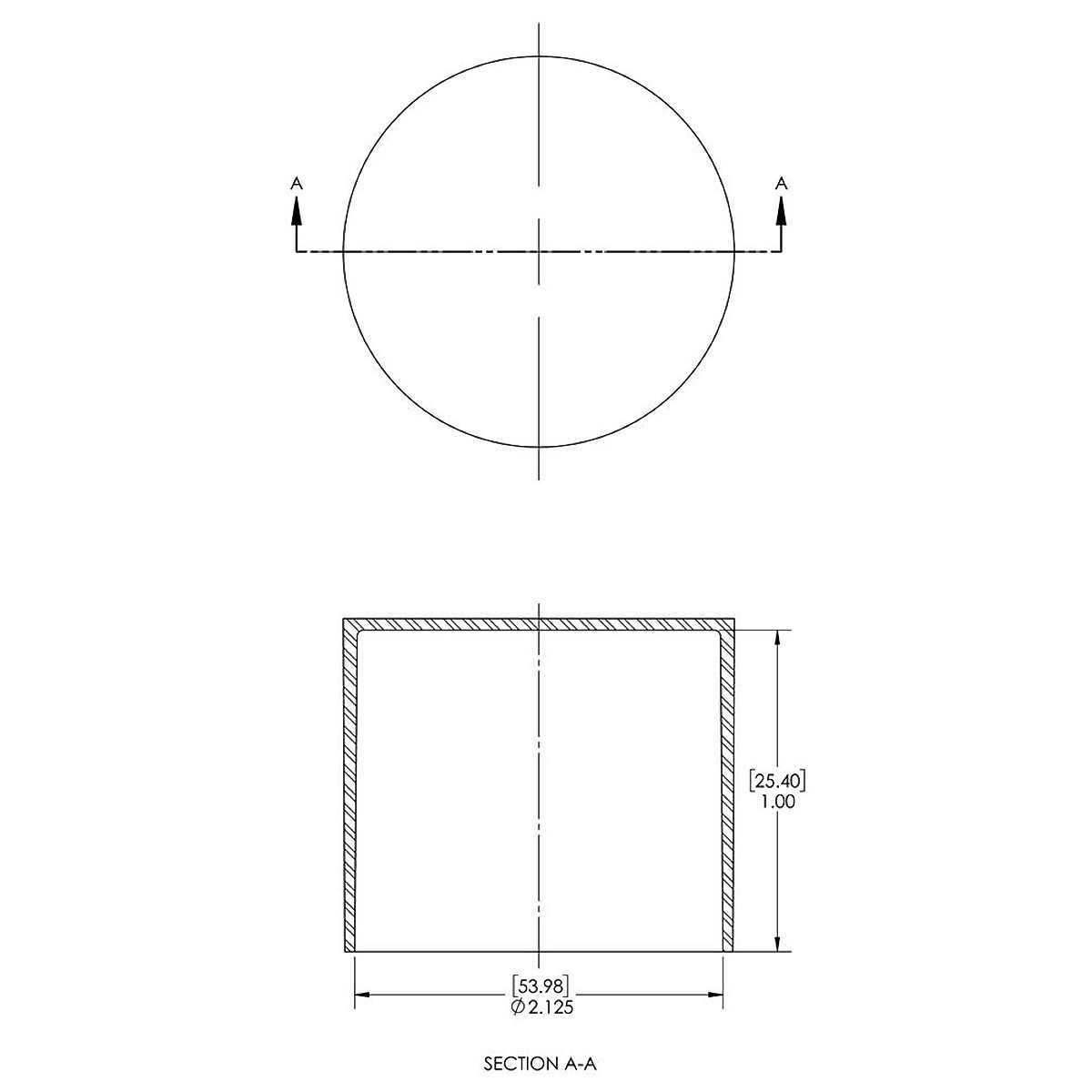 Caplugs 99394792 Plastic Sleeve Cap for Tube Ends. SC-2 1/8, PE-LD, Cap ID 2.125" Length 1.00", Red (Pack of 20)