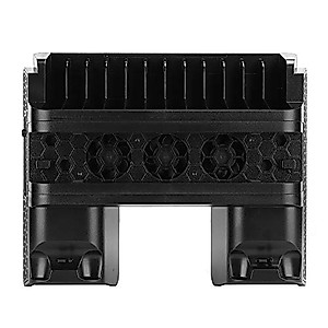 Bewinner1 for PS4 Stand Cooling Fan, Multi-Function Cooling Heat Dissipation Bracket Fan Card Rack Game Machine Charging Dock Station for PS4 Handle Gamepad