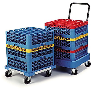 Carlisle FoodService Products C2220A14 Universal Aluminum Warewashing Rack Dolly Without Handle