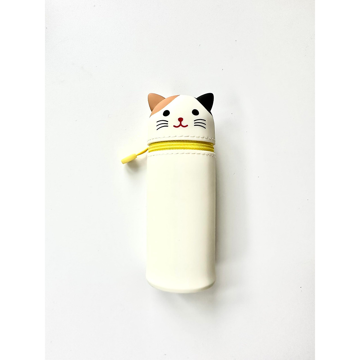 Pen Case, Pen Stand, Calico Cat, Mikeneko by Punilabo, Kawaii Gift, Japanese Cute Item