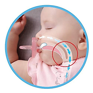 Chicco PhysioForma Light Day & Night including Glow In Dark Pacifier for Babies 0-6m, Pink, Orthodontic Nipple, BPA-Free, 2-count in Sterilizing Case