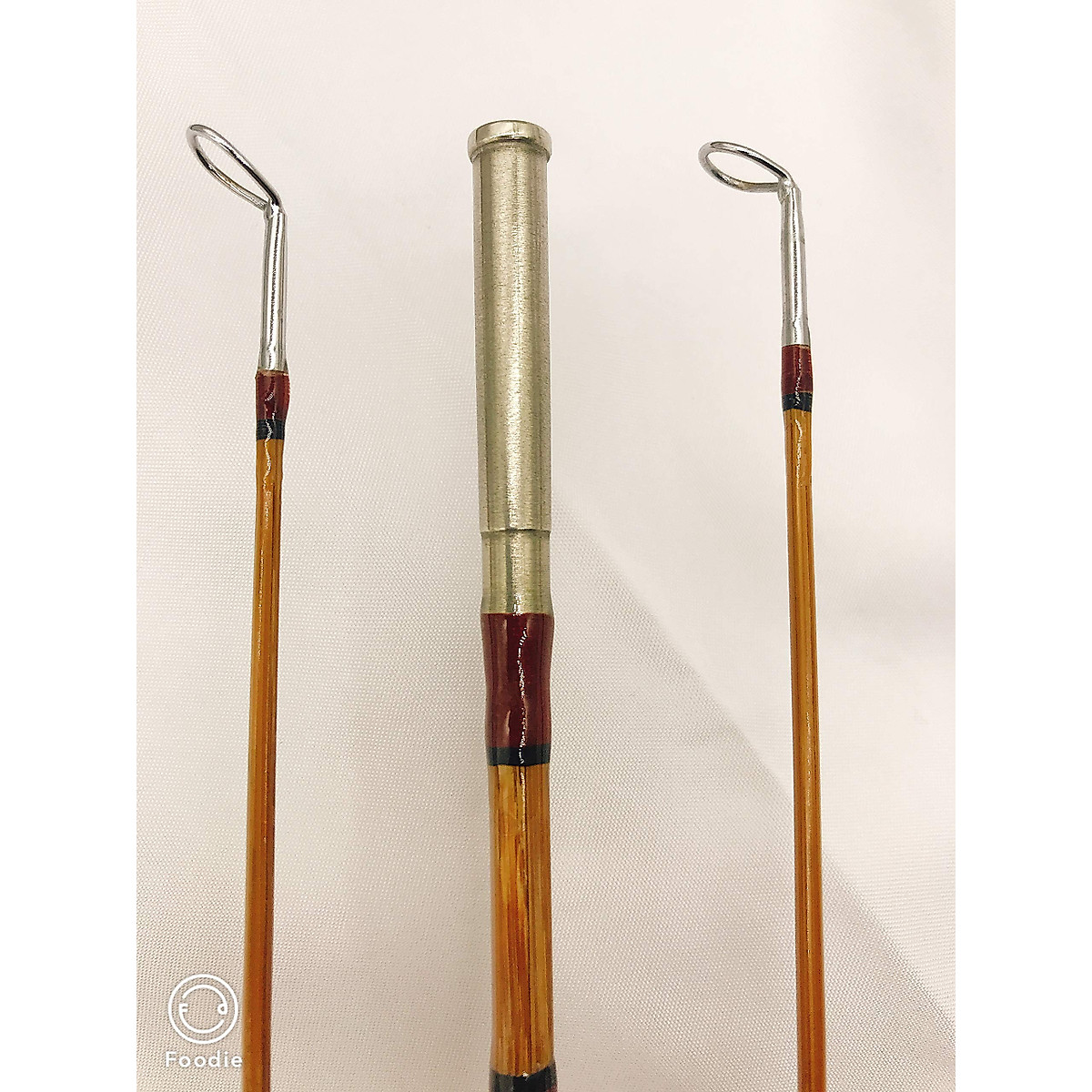 New Bamboo Fly Rod 7'6" for #5 Line Wt,2 Piece with 2 Tips.