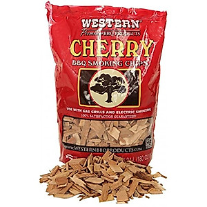 Western BBQ Premium‎ Wood Smoking Chips Variety (Pack of 4) Cherry, Hickory, Mesquite, Pecan