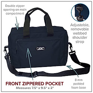 ADC 1024N Model 1024 Nurse/Physician Nylon Medical Equipment Instrument Bag, Navy
