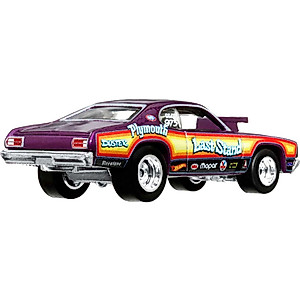 Hot Wheels Car Culture Circuit Legend Premium Toy Car, Die-Cast 1:64 Scale 73 Plymouth Duster for Play or Display