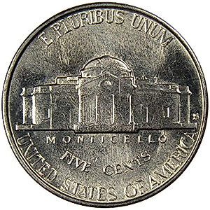 1951 S Jefferson Nickel 5 Cent Piece BU Uncirculated Mint State 5c US Coin