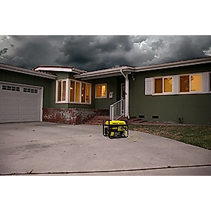 Champion Power Equipment 100555 4375/3500-Watt RV Ready Portable Generator, Yellow/Black, CARB