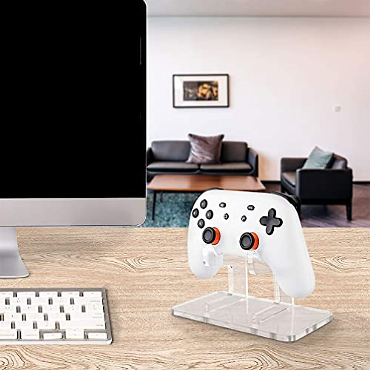 MILISTEN Acrylic Gamepad Game Controller Stand for Desktop Screen