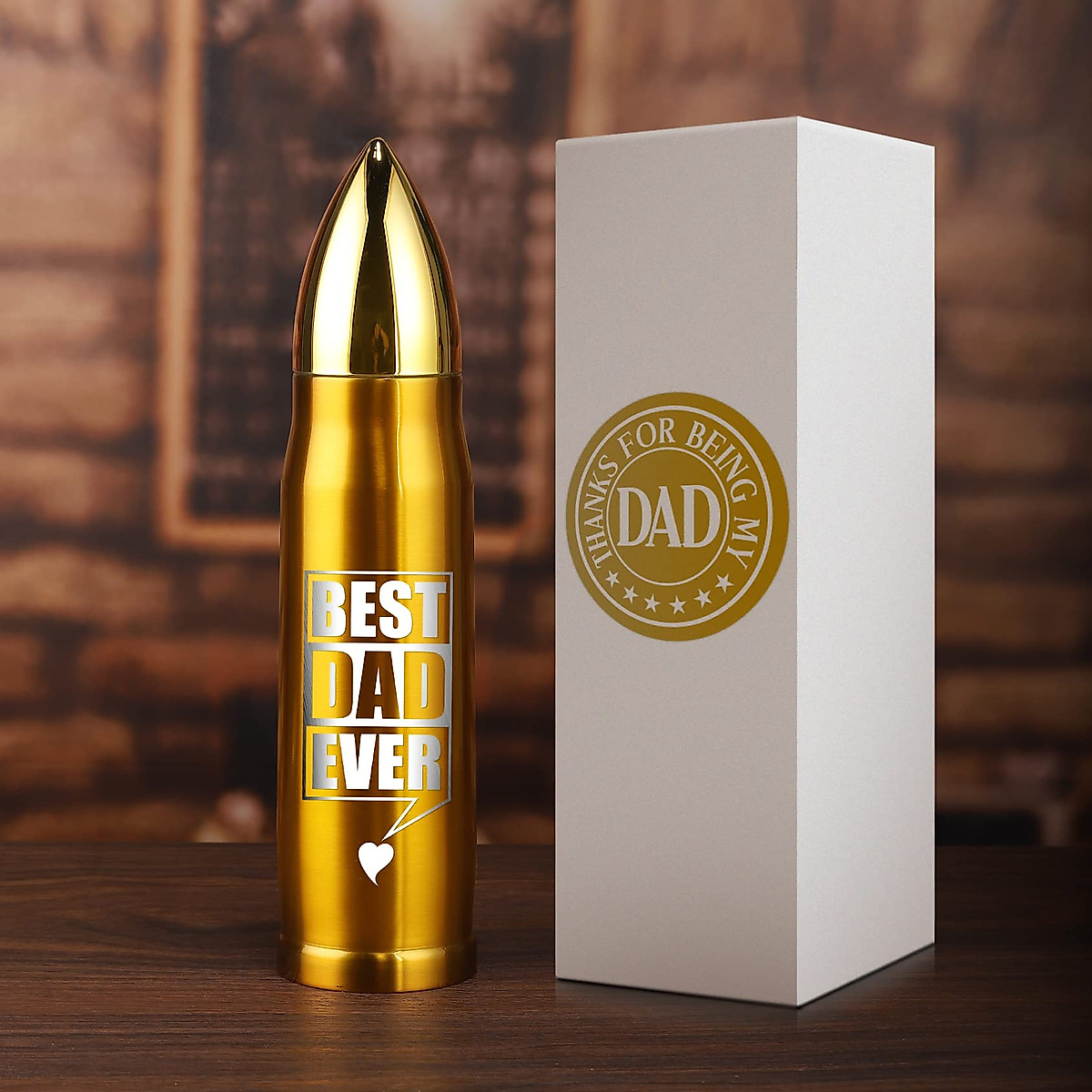 OOPERAY Gifts for Dad, Tumbler 17oz, Fathers Day Dad Gifts from Daughter Son, Birthday Christmas Stocking Stuffers Gifts for Dad, Dad Gifts from Kids