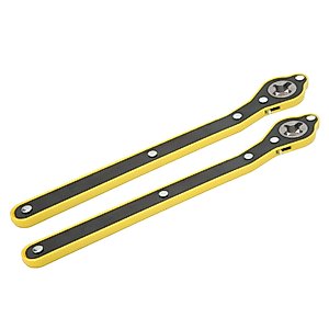 Auto Labor-Saving Jack Ratchet Wrench, Universal 360 Degree Swivel Tire, Pair 13.4in Car Jack Ratchet Wrench Labor Saving Tire Wheel Lug Wrench Repair Tool for Cars SUVs Trucks