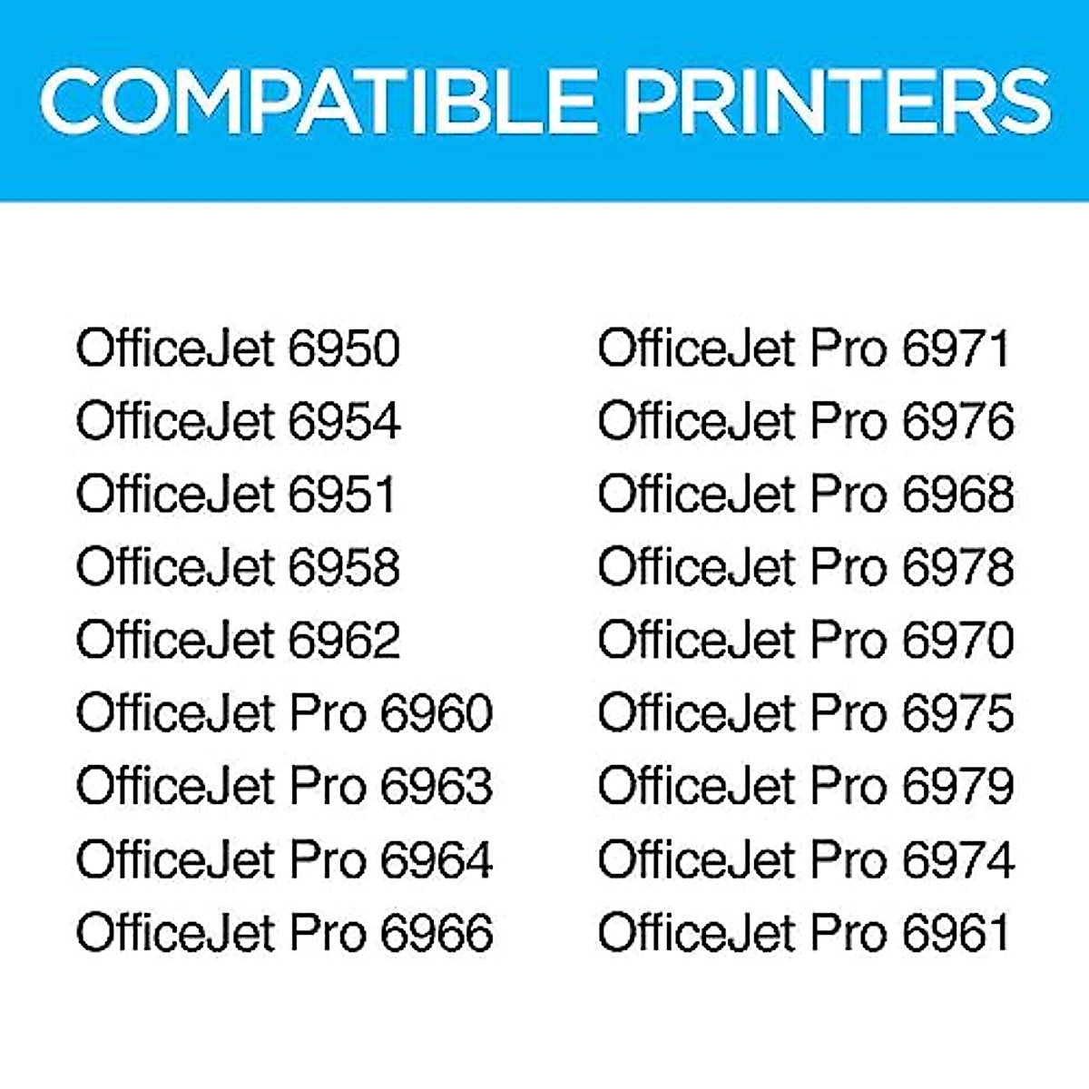 LD Products Compatible Ink Cartridge Replacement for HP 902XL 902 XL T6M14AN High Yield (Black, Single-Pack) Inkjet for HP 902 OfficeJet Pro 6950 6958 6962 6963 6964 6968 6978 6970 6979