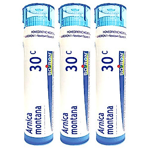 Boiron Arnica Montana 30c Homeopathic Medicine for Muscle Pain and Stiffness - Pack of 3 (240 Pellets)