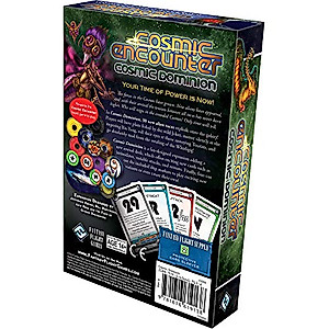 Cosmic Dominion Board Game EXPANSION - Classic Strategy Game of Intergalactic Conquest for Kids and Adults, Ages 14+, 3-5 Players, 1-2 Hour Playtime, Made by Fantasy Flight Games