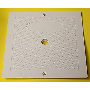 JSP Manufacturing 10 Inch Square Skimmer Deck Cover 10"x10" Lid Replacement for Hayward SPX1082E SP1082 (1, White)