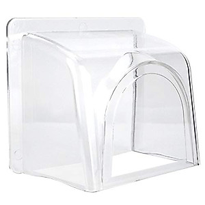 Doorbell Rain Cover, Universal Plastic Waterproof Access Controller Shell Shelter Protection for Outdoor Access Controller Fingerprin