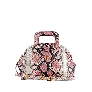 GUESS US Errin Snakeskin Small Frame Satchel