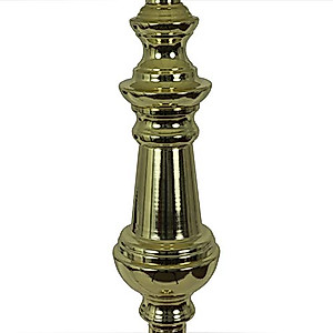 Décor Therapy PL3780 Floor Lamp, Polished Brass