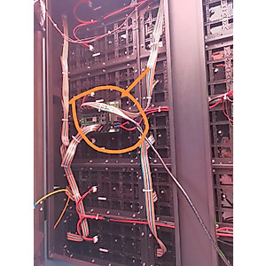 VISUALEDS LED Display 16 pin Flat Cable 16P 10PCS 2.54MM Pitch Pure Copper Flat Ribbon led Module Receiver Cable Signal Cable