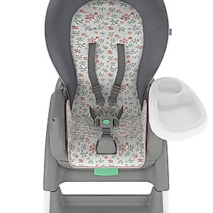 Ingenuity Full Course 6-in-1 High Chair - Baby to 5 Years Old, 6 Convertible Modes, 2 Dishwasher Safe Trays - Milly
