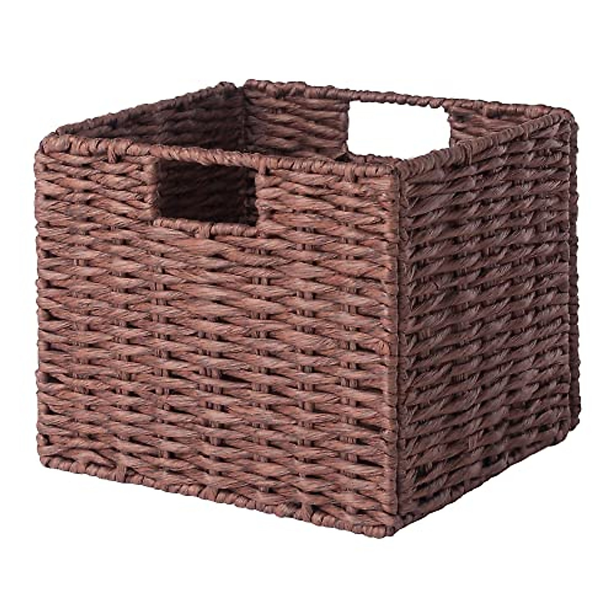 Winsome Wood Tessa Basket, Walnut