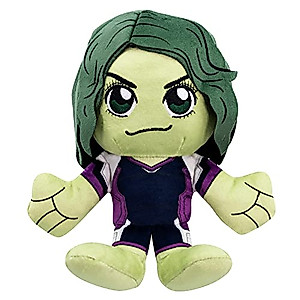 Bleacher Creatures Marvel She Hulk 8" Kuricha Sitting Plush- Soft Chibi Inspired Toy