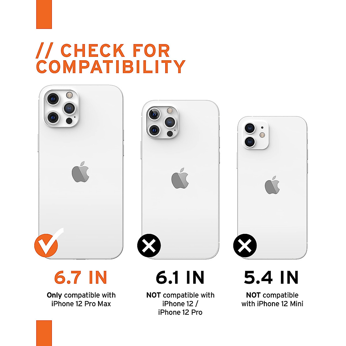 URBAN ARMOR GEAR UAG Designed for iPhone 12 Pro Max 5G [6.7-inch screen] Rugged Lightweight Slim Shockproof Pathfinder Protective Cover, Silver