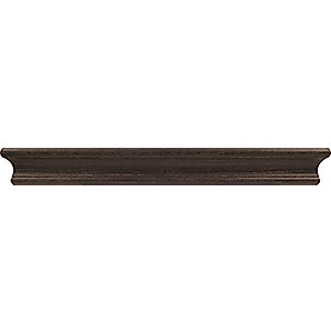 HIGH & MIGHTY Decorative Floating Shelf Holds up to 15lbs Easy Tool-Free Dry Wall Installation, 18", Espresso