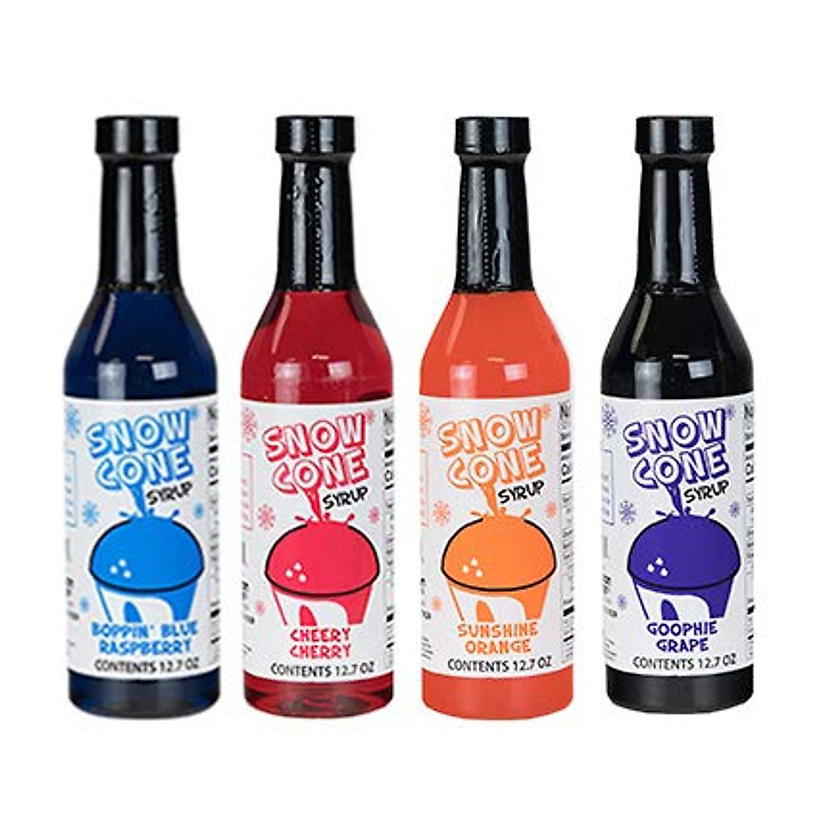 12.7oz Sno-Cone Syrups (4 Pack)