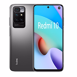 Xiaomi Redmi 10 4G LTE (for Tmobile Mint tello & Global) Unlocked 6.5" 50MP Quad Cam (Carbon Gray, 128GB + 4GB)