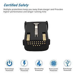 TAKOCI Replacement Battery for Symbol MC9000 MC909X-K MC909 Series,fits BRTY-MC90SAB00-01 21-65587-01,3400mAh