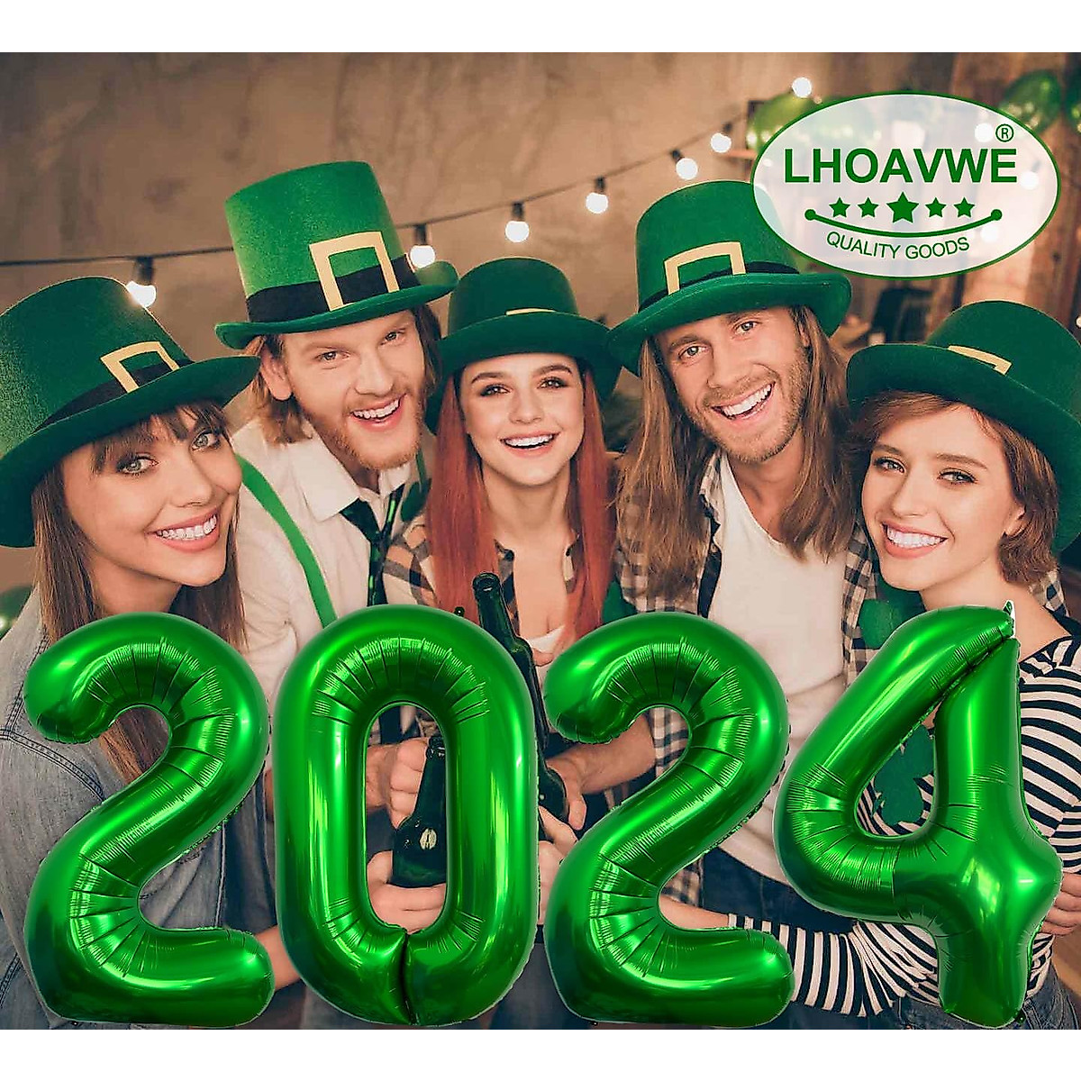 32 Inch 2024 Balloons Dark Green Number 2024 Balloons 2024 New Year Balloons For 2024 Christmas New Years Eve Festival Graduations Party Decorations Supplies