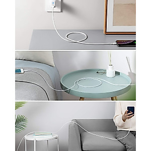 Anker USB C to Lightning Cable, Powerline II [3ft+6ft+10ft, 3-Pack MFi Certified] for iPhone 12 Pro Max / 12/11 Pro/X/XS/XR / 8 Plus/AirPods Pro, Supports Power Delivery (White)