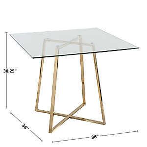 Cosmo Square Dining Table, Dining Height Table, Square Dinette Table, Small Dining Table for 4, Kitchen Table