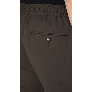 Vince Men's Wool Blend Track Trouser, Fatigue, XS