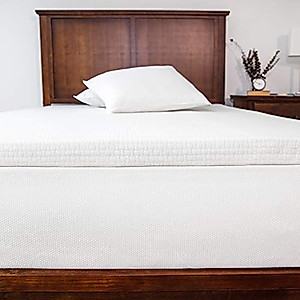 SensorPEDIC 2-Inch Majestic Ventilated Mattress Topper, King, White