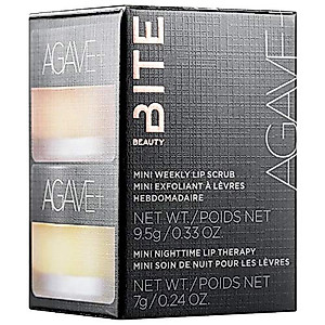 BITE BEAUTY Agave+ Nighttime Mini Scurb & Sleep Lip Duo