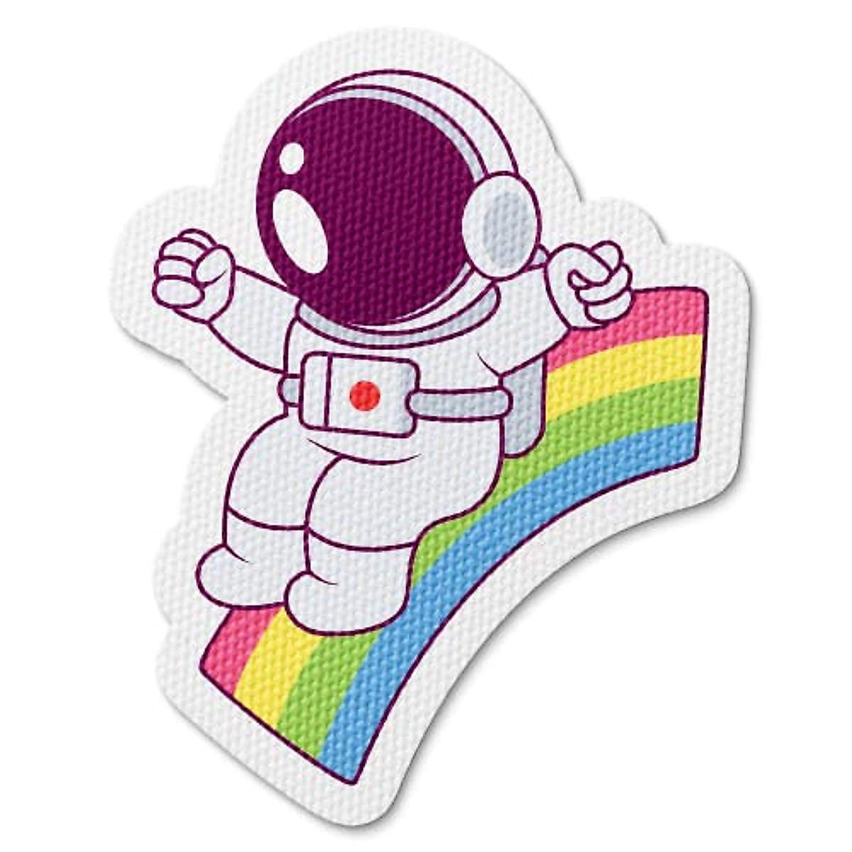 Fidget Stickers Textured Astronaut Sensory Strips for Anxiety and Calm for Kids Adults Desks School Classroom with Reusable Adhesive Large 3 inches (Set of 24)