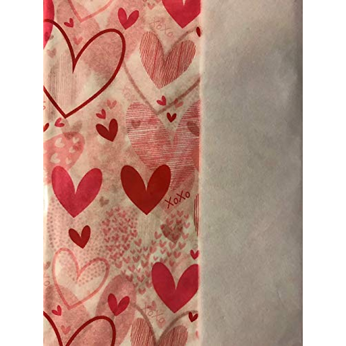 Valentine Tissue Paper Gift Wrapping Pink Red Hearts, 3-pk Set