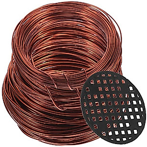 EXCEART 1 Set Aluminum Wire Set Greenery Green Suits Weaving Kit Green Wire Metal Frame DIY Kits Plants Support Rack Green Plant Support Wire Plants Support Wire Bonsai Molding Line Copper