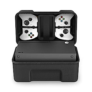 SHBC Hard Carrying Case Compatible with Xbox Series X Game Console Travel Storage Bag for Wireless Controllers and Accessories