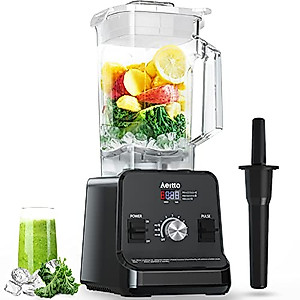 Aeitto Blender for Shakes and Smoothies, Smoothie Blender with 1500-Watt Motor, 68 Oz Large Capacity, 3-Preset Function Blenders for Kitchen for Smoothies/Ice Crush, Frozen Drinks(Black)