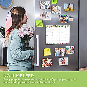 S&O Fruity Magnetic 2023 Fridge Calendar from July 2022-Dec 2023 - Tear-Off Refrigerator Calendar to Track Events & Appointments - 18 Month Magnetic Calendar for Fridge for Easy Planning - 8"x10" in.