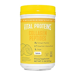 Vital Proteins Collagen Peptides Powder, Promotes Hair, Nail, Skin, Bone and Joint Health, Lemon 11 Ounce