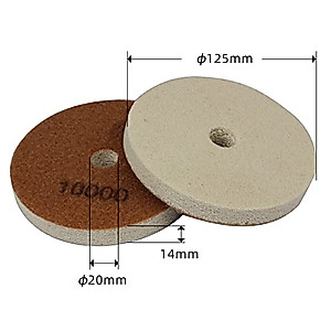 4" Diamond Sponge Fiber Polishing Pad 300-10000 Grit - Polishing Tile Stone Marble Concrete Ceramics Glass 7set