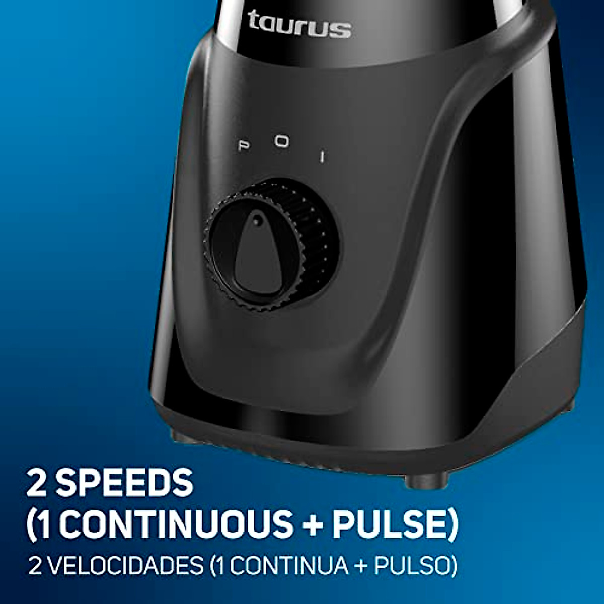 Taurus|Menina Glass| Blender with 2 speed control |Glass jar 32 oz | Modern design| Compact Size | 300 w| Easy Fit System |Easy to clean |Make it in Minutes