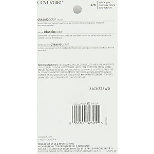 COVERGIRL Classic Color Blush Natural Glow(N) 570, 0.3 Ounce Pan
