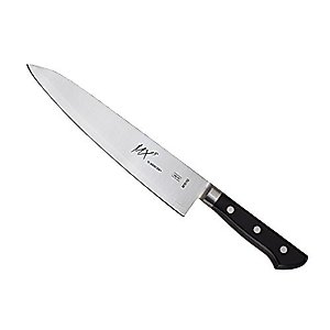 Mercer Culinary MX3 Premium San Mai VG-10 Steel Core Blade Gyuto Chef Knife, 210mm with Saya Cover