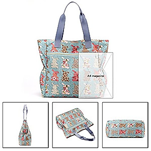 Tote Bag for Women Large Lightweight Handbags Casual Fashion Print Travel Bag Shoulder Bags for Women Purse